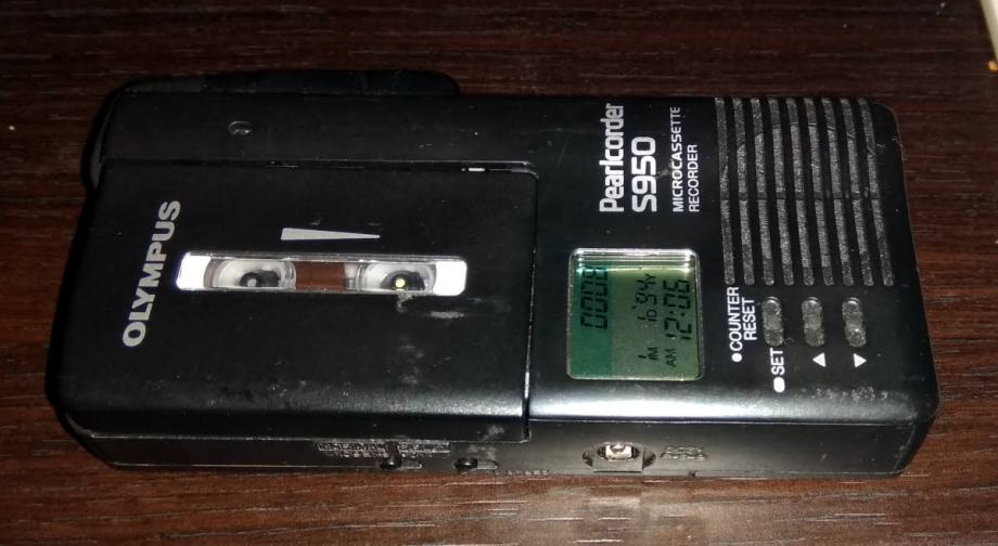 Diktafon na mini kazete Olympus Pearlcorder S950