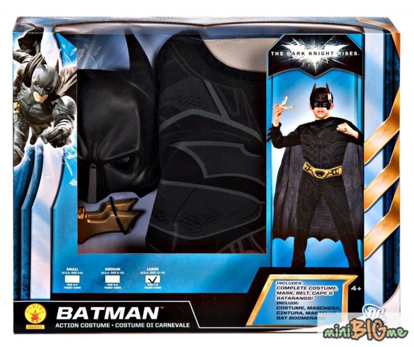 KOSTIM BATMAN THE DARK KNIGHT RISES BOX SET ZA DJEČAKE