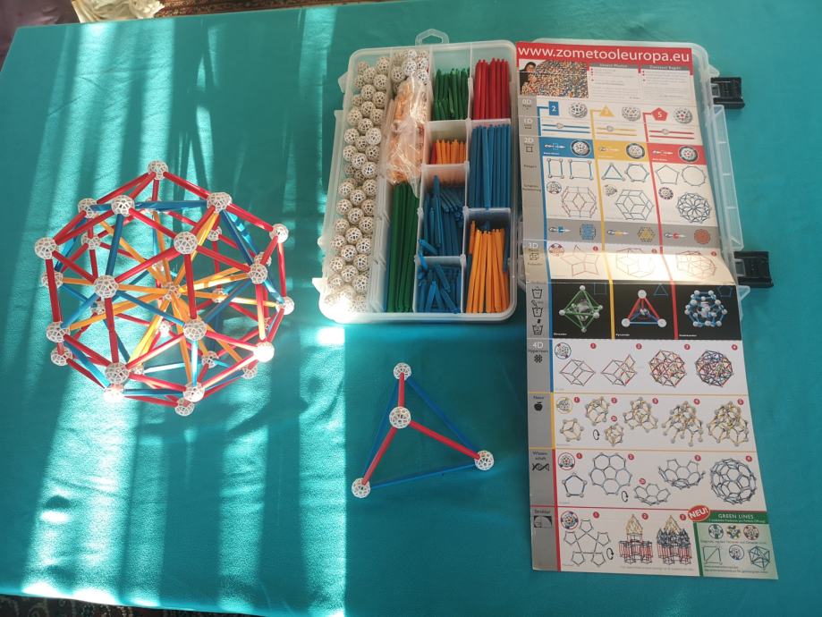 3D Sv.Geometrija za djecu i odrasle Zometool