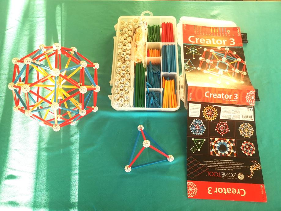 3D Sv.Geometrija za djecu i odrasle Zometool