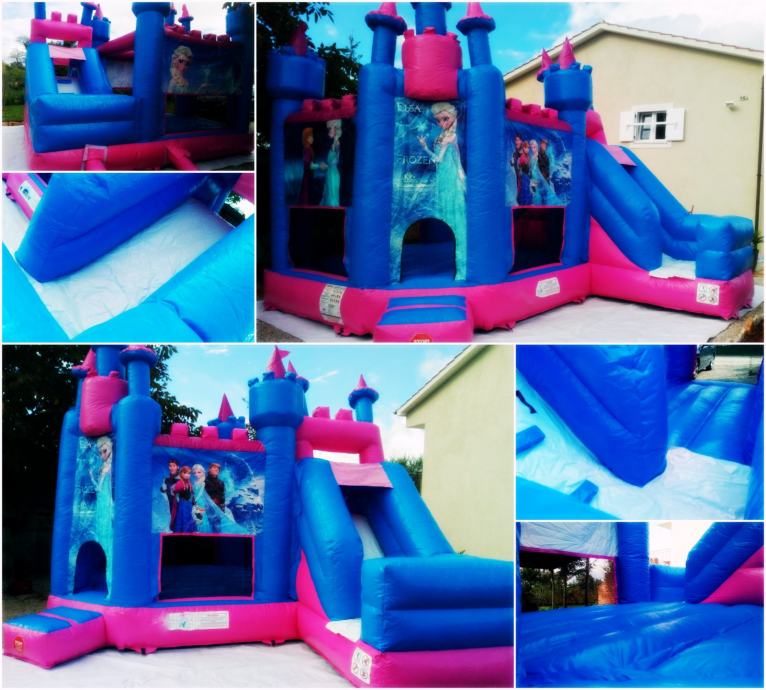 Dvorac na napuhavanje FROZEN, 500x500x400cm, 16.500kn