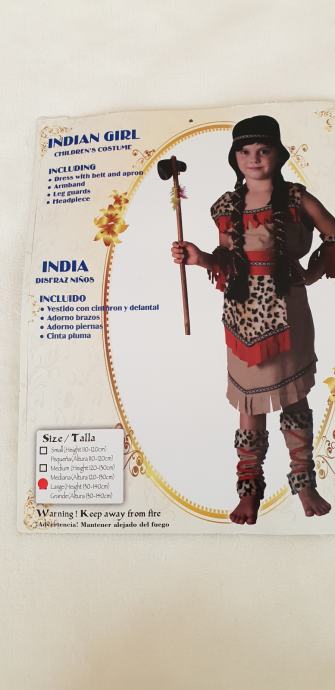 Kostim Indijanke za maškare