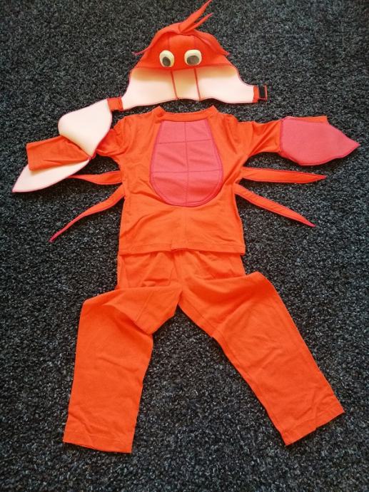 Kostim - rak Sebastian (Mala sirena)