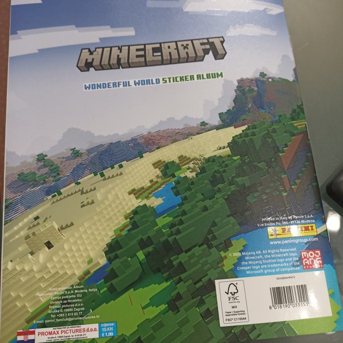 MINECRAFT - WONDERFUL WORLD STICKER ALBUM