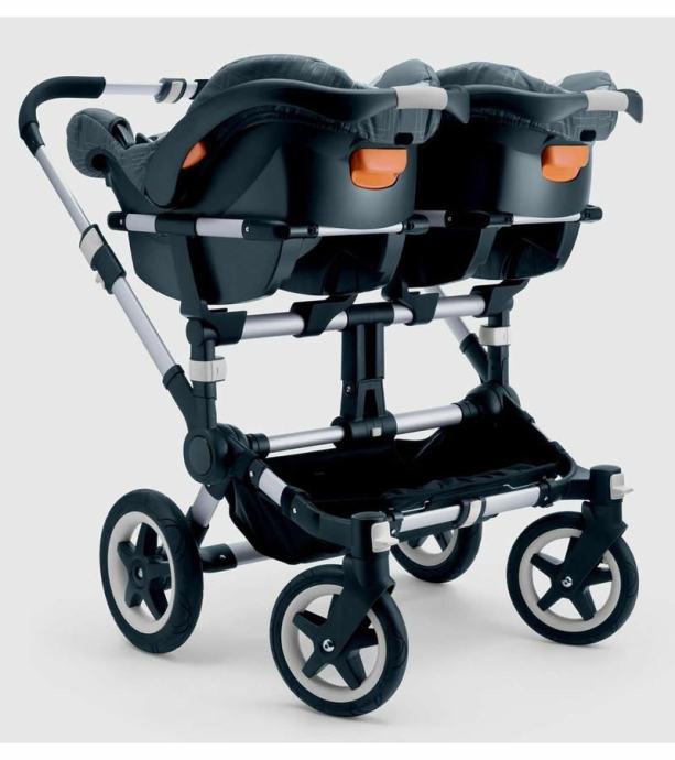 BUGABOO DONKEY DUO PINK dječja kolica za blizance