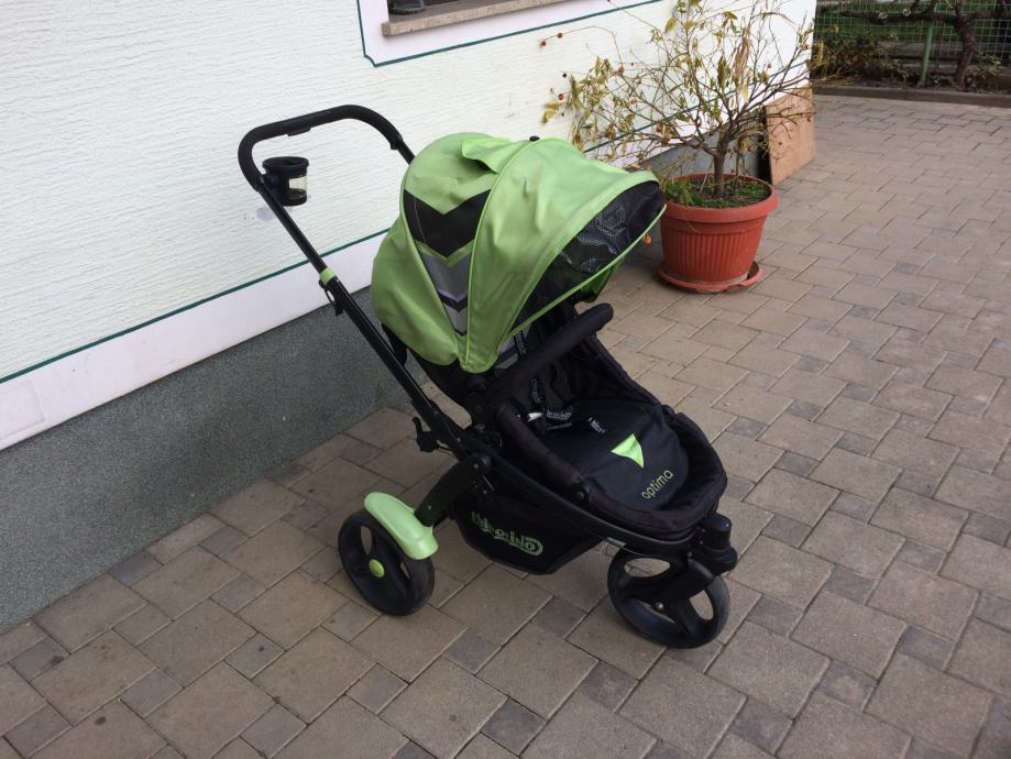 Dječja kolica 2 u 1 - Chipolino Optima Green