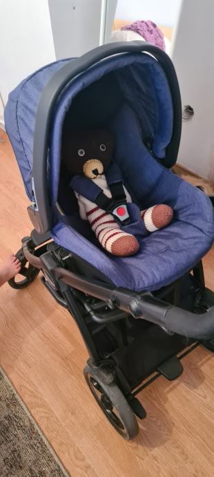 Peg perego 3 u 1 kolica, isofix, torba i navlaka protiv kiše