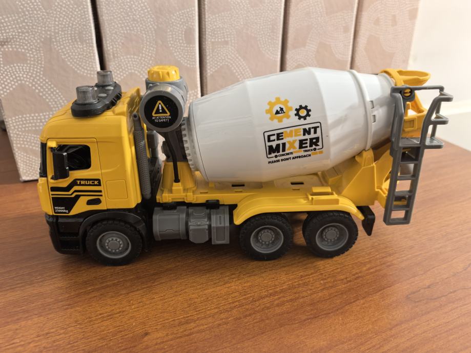 Kids’ Cement Mixer Truck Toy - Construction Vehicle