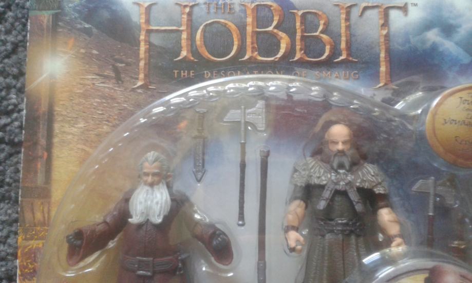 Balin & Dwalin Dwarf-Hobbit: Desolation of Smaug -original figurice