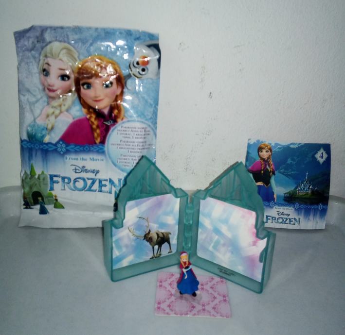 Disney FROZEN figurica Anne ili Else + dvorac + tepih + brošura