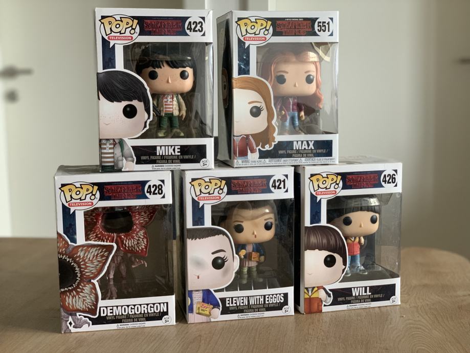 FUNKO POP - Stranger Things figures x5