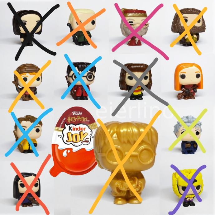 HARRY POTTER FUNKO POP KINDER JOY