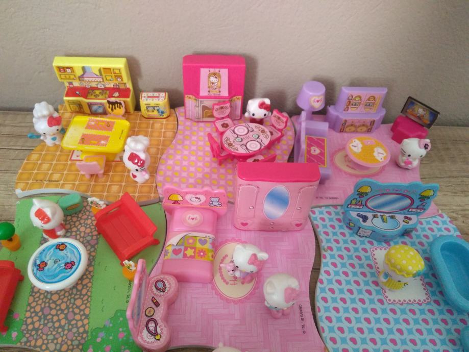 Hello Kitty figurice i namještaj lot za 70 kn