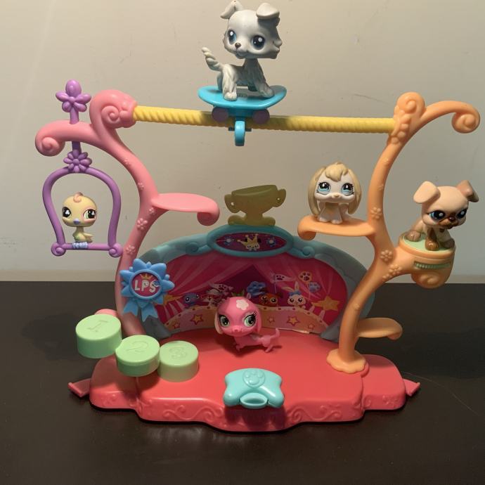 Littlest pet show (LPS) Talent pozornica i 5 figura