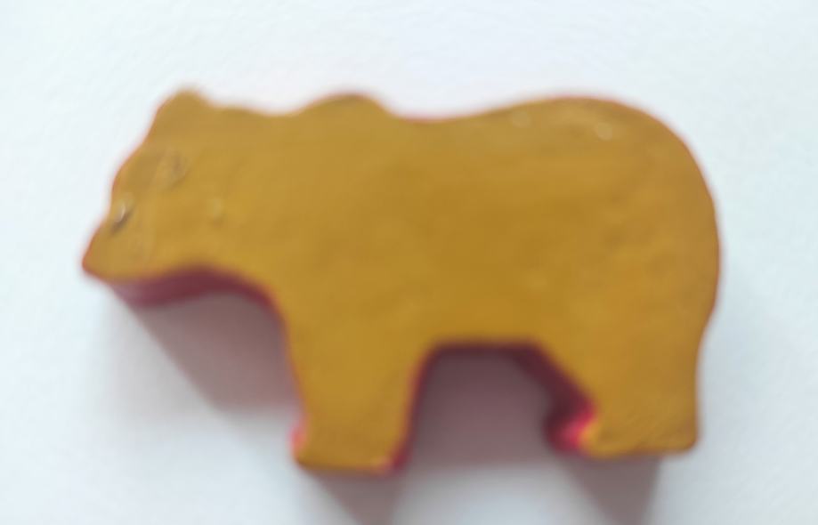 MALI DRVENI MEDVJED MEDO IGRAČKA UKRAS + POSTER SMEĐI MEDVJEDIĆI