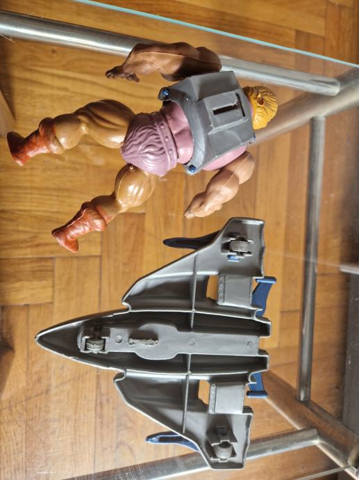 Masters of the universe HE MAN i Jet Sled Yugo Bootleg