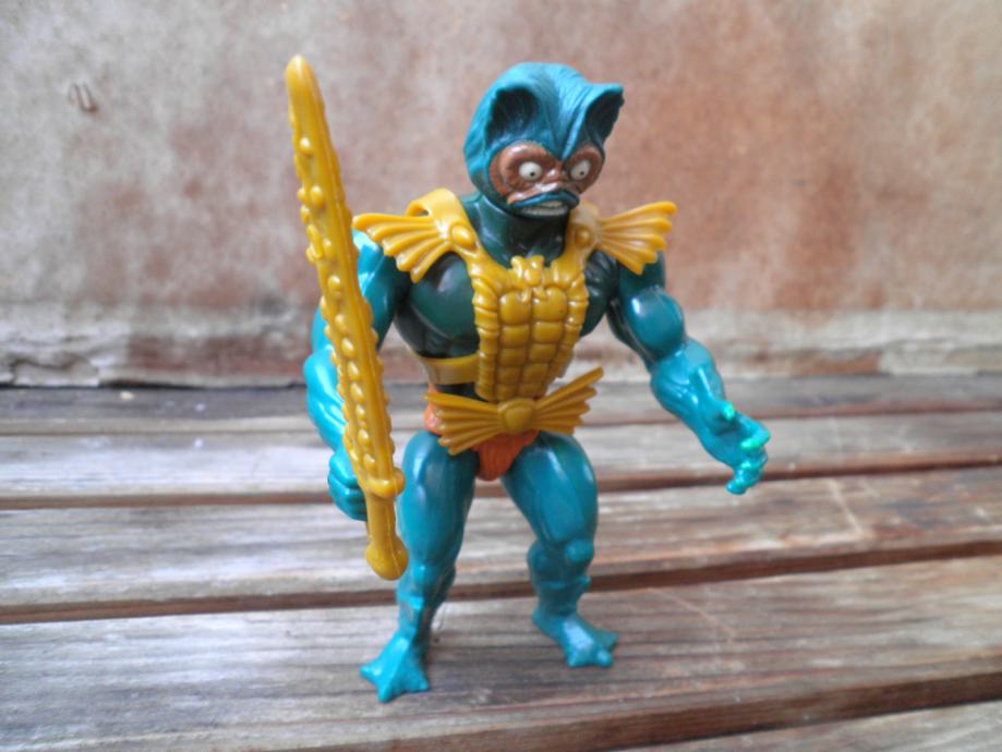 MERMAN-MASTERS OF THE UNIVERSE-MOTU-MATTEL-FIGURA 80-te-STARA IGRAČKA