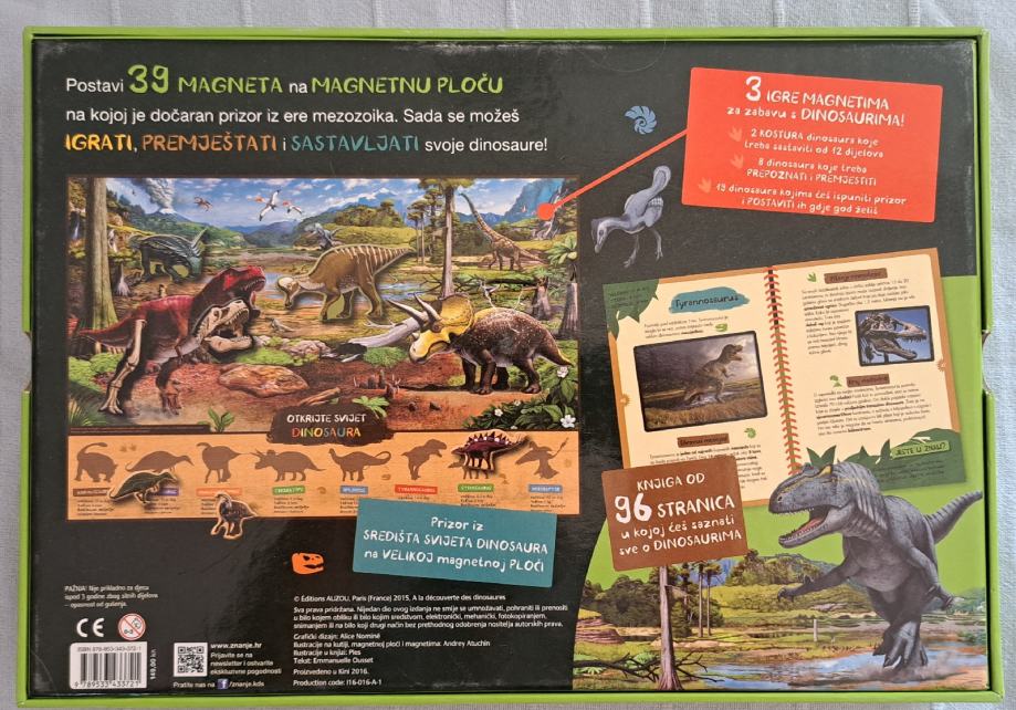 Otkrijte svijet dinosaura - kao novo