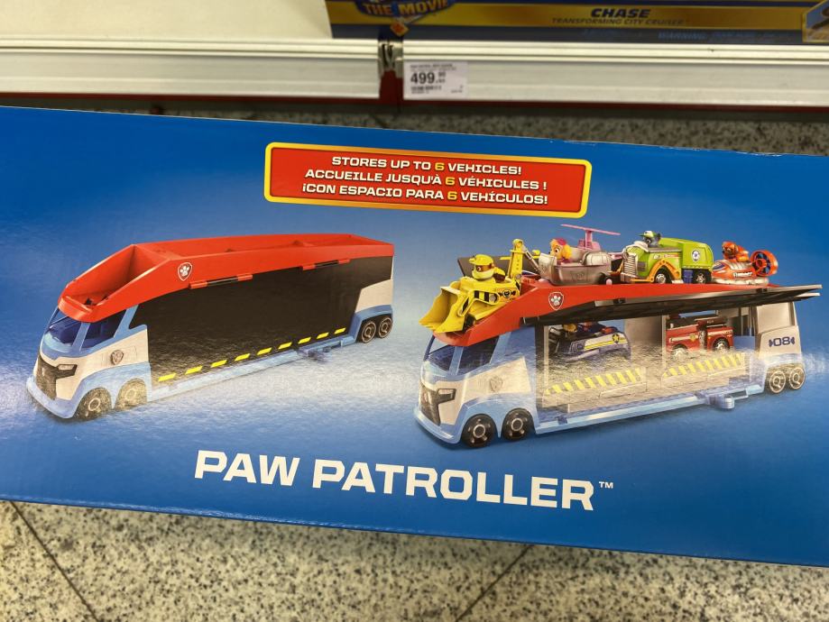 Paw Patrol nickelodeon Patroller Bus + Rider i njegov auto