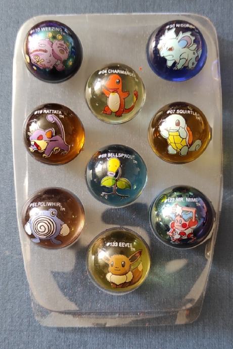 POKEMON GLASS MARBLES