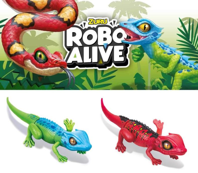 ROBO ALIVE GUŠTER ROBOT LURKING LIZARD ZURU
