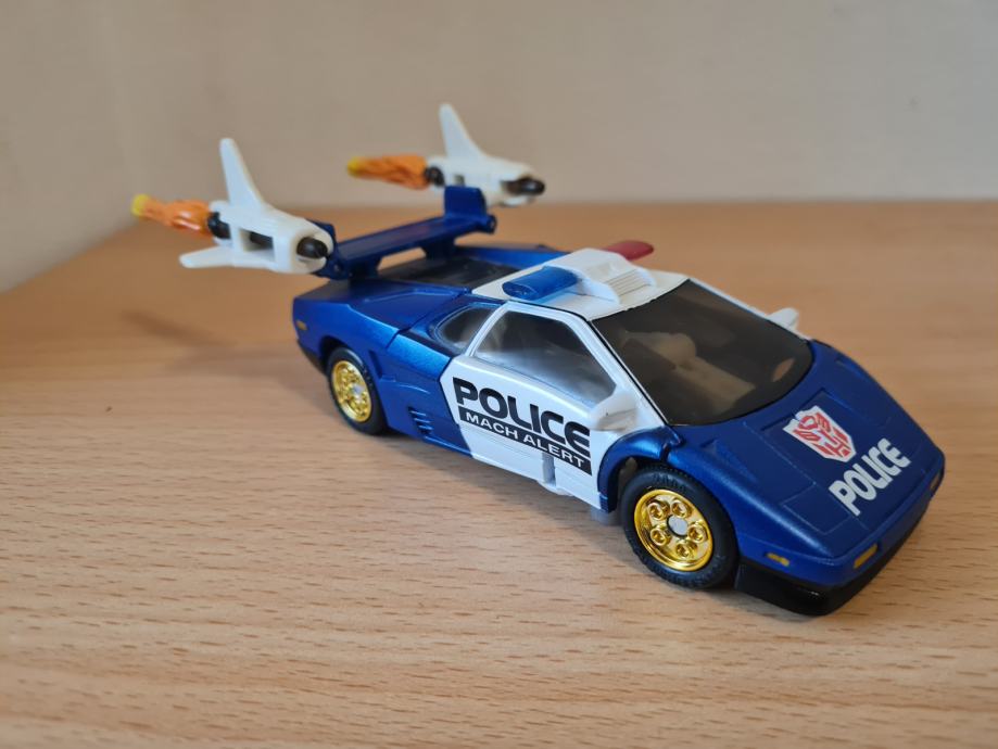 Transformers RID2001 Autobot Brothers - Side Burn / Prowl / X-Brawn