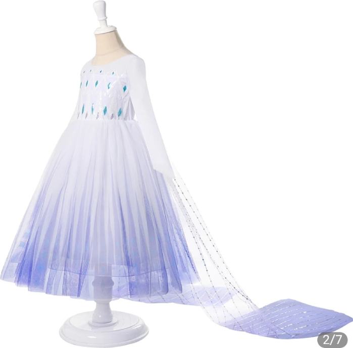 FROZEN 2,ELSA BIJELA HALJINA,NOVO!!