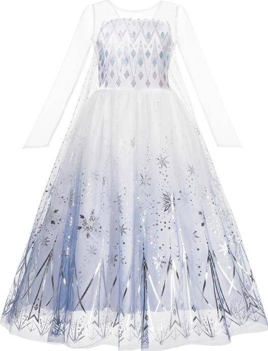 FROZEN 2,ELSA BIJELA HALJINA,NOVO!!