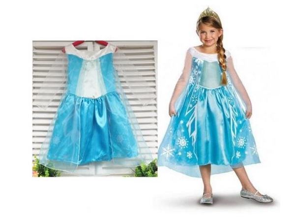 Haljina Frozen Elsa za djevojčice, odmah dostupna