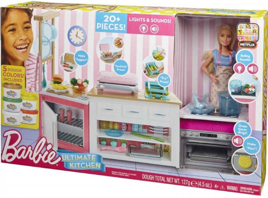 Barbie - Ultimate Baking Kitchen & Doll (N)