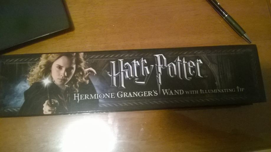 Harry Potter Hermione (Hermiona) svijetleći čarobni štapić,SAMO kutija