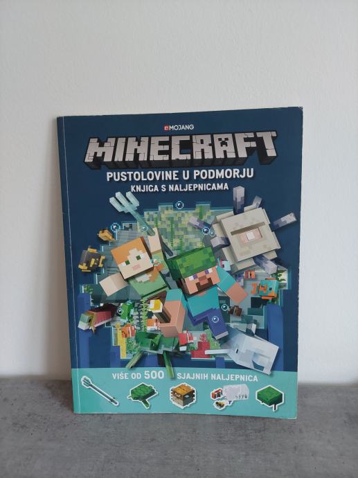 Minecraft knjige sa naljepnicama