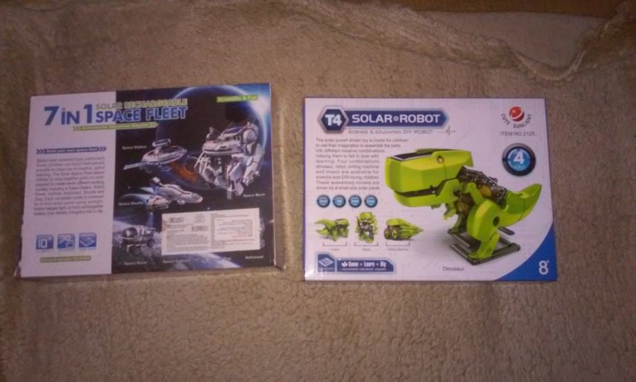 Prodajem edukativne transformers igracke za slaganje na solarni pogon!