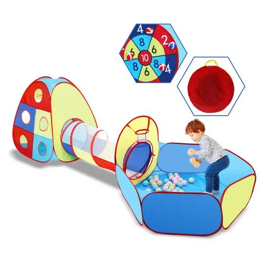 Teepee Pop Up Target Tent Tunel 3 in 1