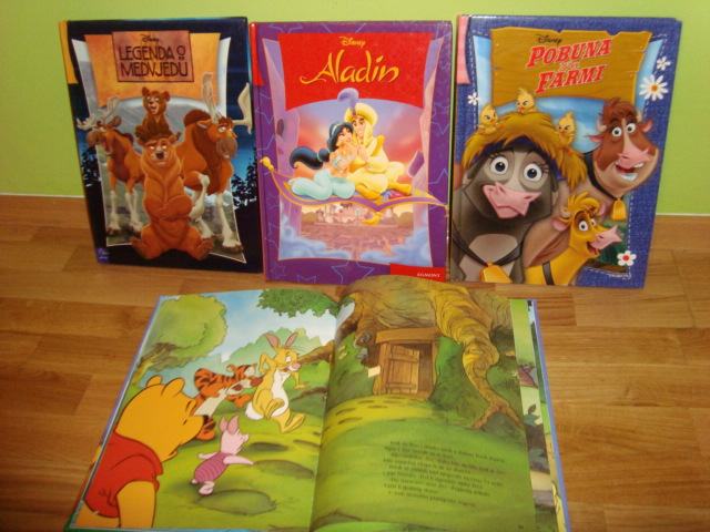 DISNEY knjige ALADIN, LEGENDA O MEDVJEDU, POBUNA NA FARMI