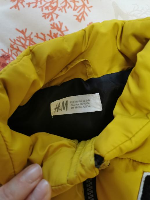 Dječji bezrukavnik jakna bez rukava H&M vel 98 104 3 do 4 godine
