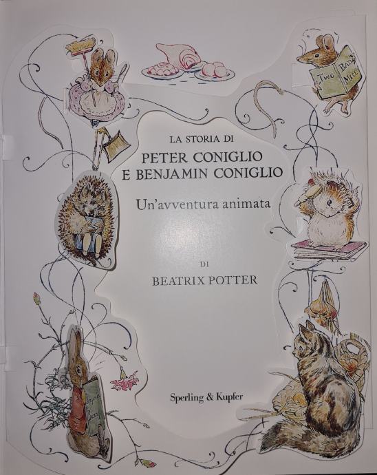 Beatrix Potter LA STORIA DI PETER CONIGLIO E BENJAMIN CONIGLIO Libro