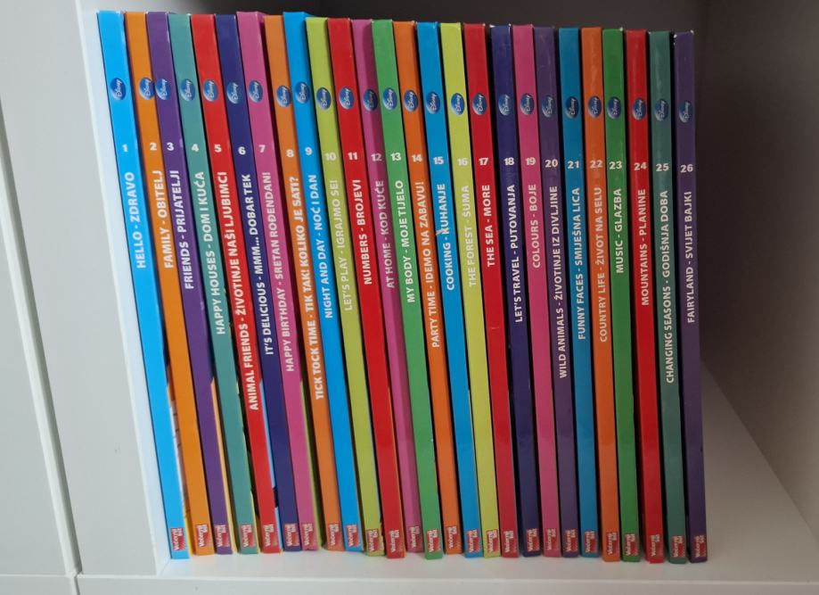 Magic english lot knjiga s dvd-ovima za učenje engleskog jezika