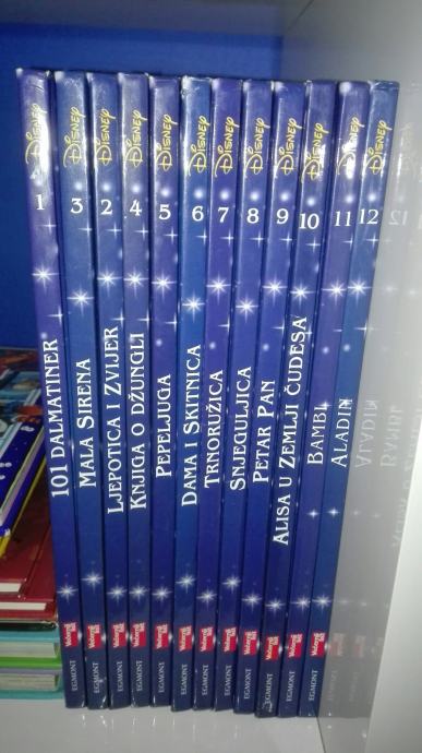 Disney bajke komplet 12 knjiga