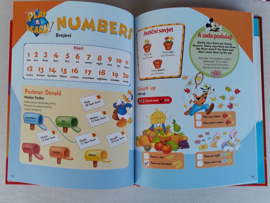 DVD + KNJIGA - Disney: MAGIC ENGLISH - NUMBERS - BROJEVI