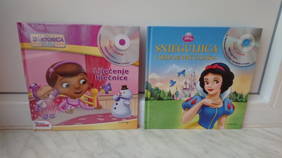 Knjige za djecu, najljepše Disney bajke / slikovnice sa cdima