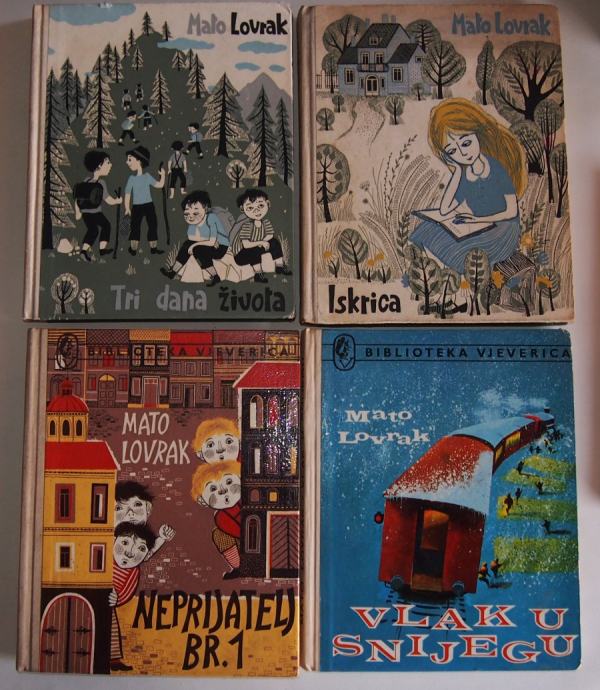 Komplet knjiga - BIBLIOTEKA VJEVERICA - Mato Lovrak