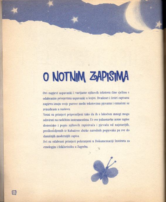 Perić-Polonijo, Tanja (prir.) - Hrvatske narodne uspavanke : pjevanka