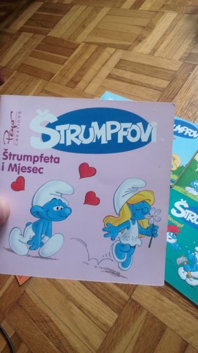 Strumfovi slikovnice set 8 kom mali