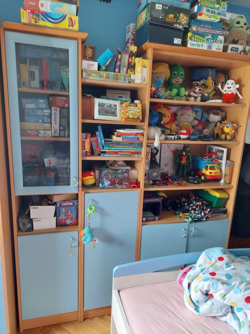 Alples djeciji regal i ormar