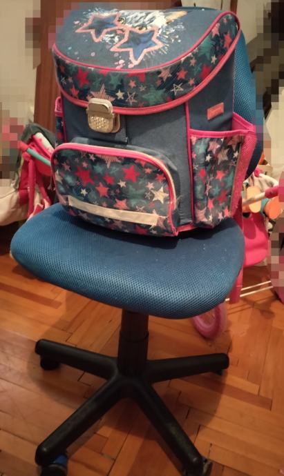 Dječja radna stolica Xora i školska torba Hama