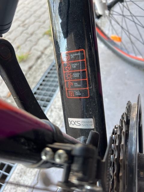 Bicikl Kross F1 Lea rama xxs gume (kao novi)