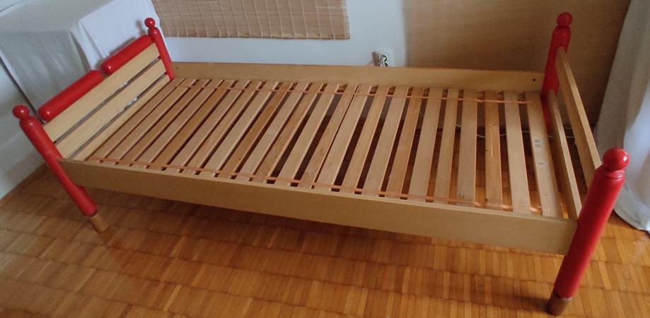 Dječji drveni krevet 190 x 80