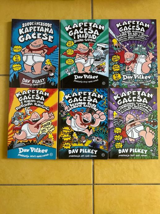 Kapetan Gacesa komplet 6 knjiga ili pojedinačno