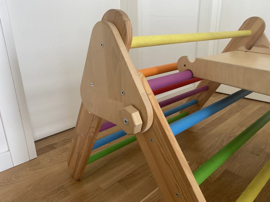 Pikler trokut, luk i penjalica / tobogan (Montessori)